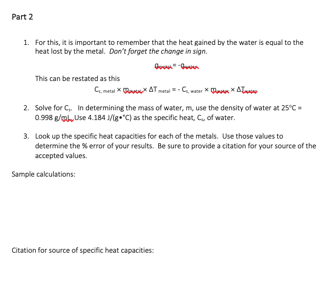 Solved The Specific Heat Capacity and Enthalpy of | Chegg.com