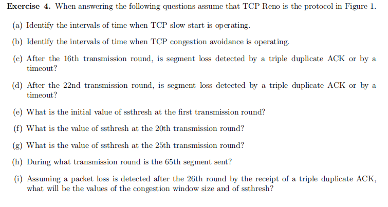 Exercise 4. When answering the following questions | Chegg.com