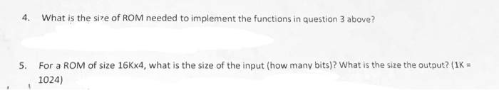 Solved 3. Find the minimum-row PLA to implement the | Chegg.com