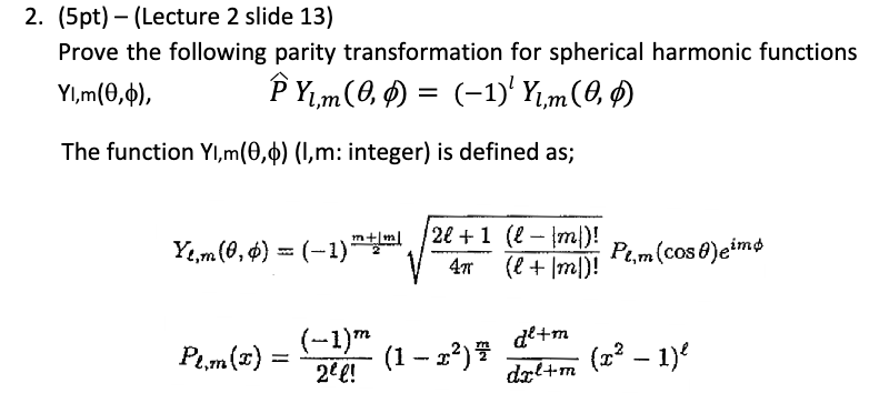 Solved . (5pt) - (Lecture 2 slide 13) Prove the following | Chegg.com