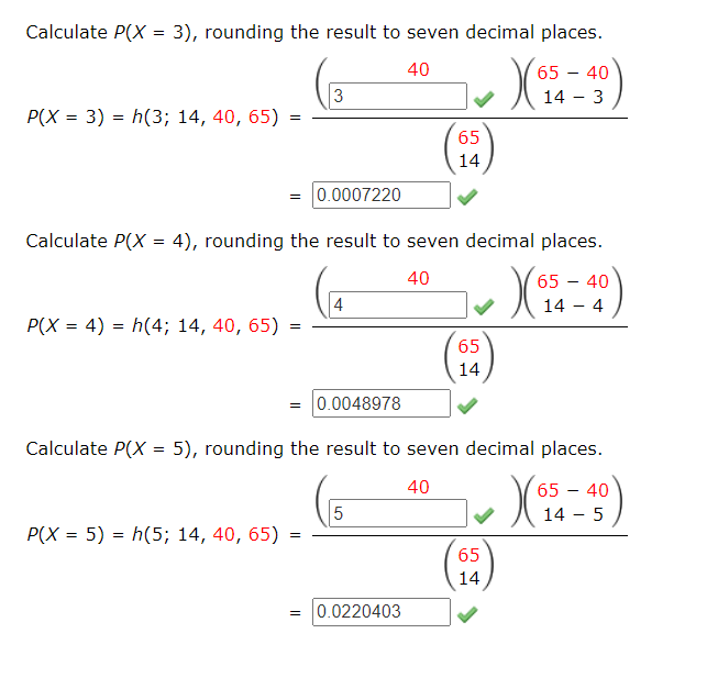 Solved Recall That The Hypergeometric Distribution Is A