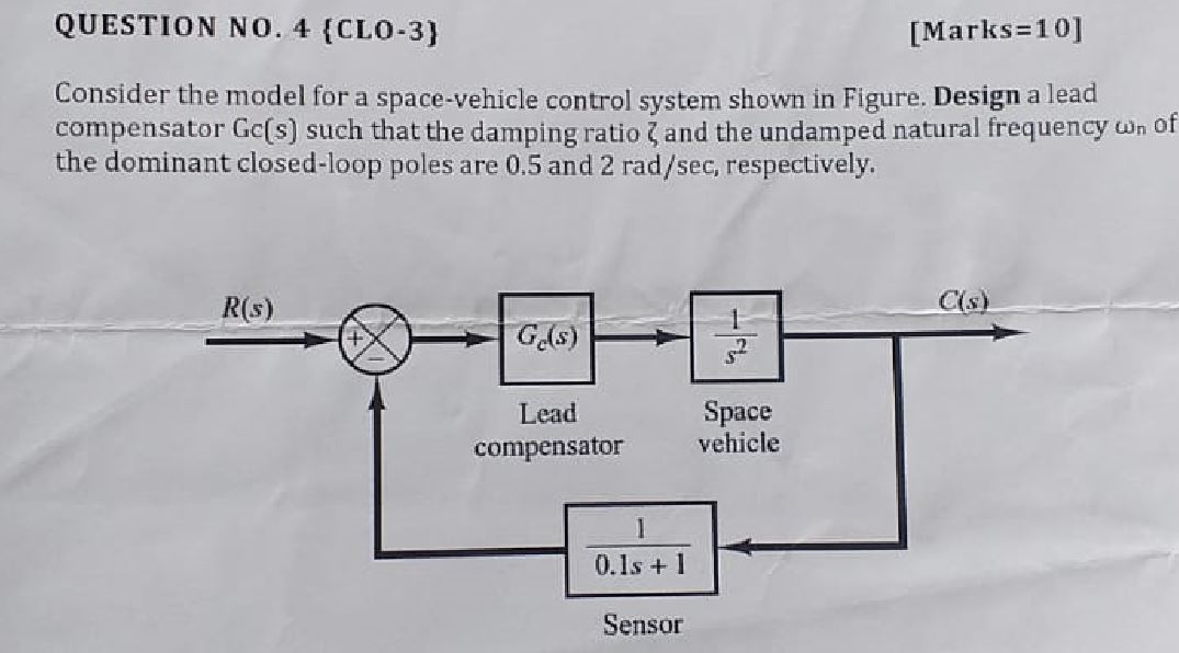 Solved QUESTION NO. 4{CLO−3} [Marks= 10 ] Consider the model | Chegg.com