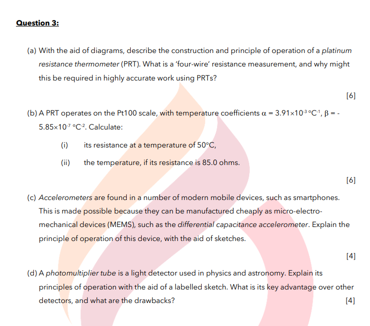 Solved 2uestion 3: (a) With the aid of diagrams, describe | Chegg.com
