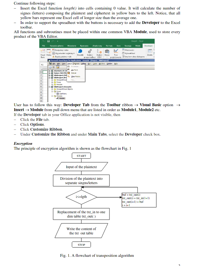 EXERCISE 3a (transposition cipher in letters mode) | Chegg.com