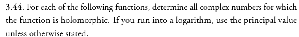 Solved 3.44. For each of the following functions, determine | Chegg.com