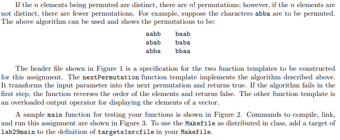 Given n distinct elements, generate and list all | Chegg.com