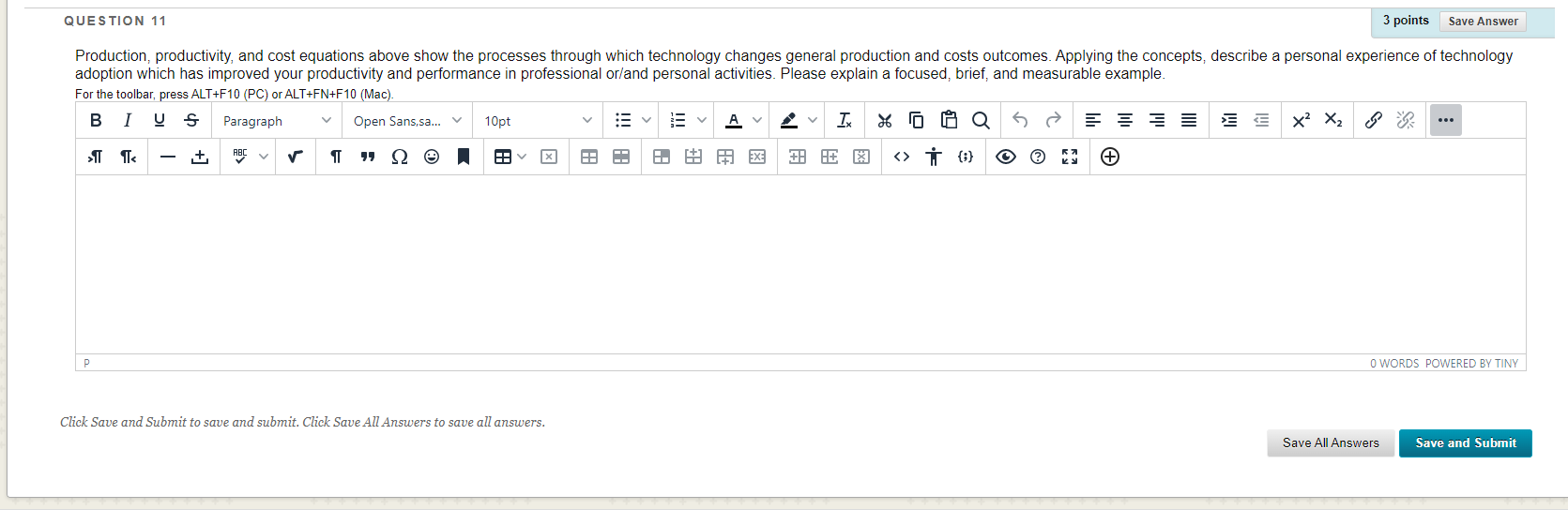 Solved adoption which has improved your productivity and | Chegg.com