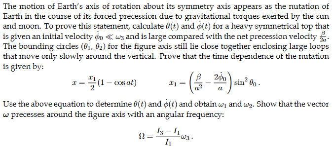 Solved The motion of Earth's axis of rotation about its | Chegg.com