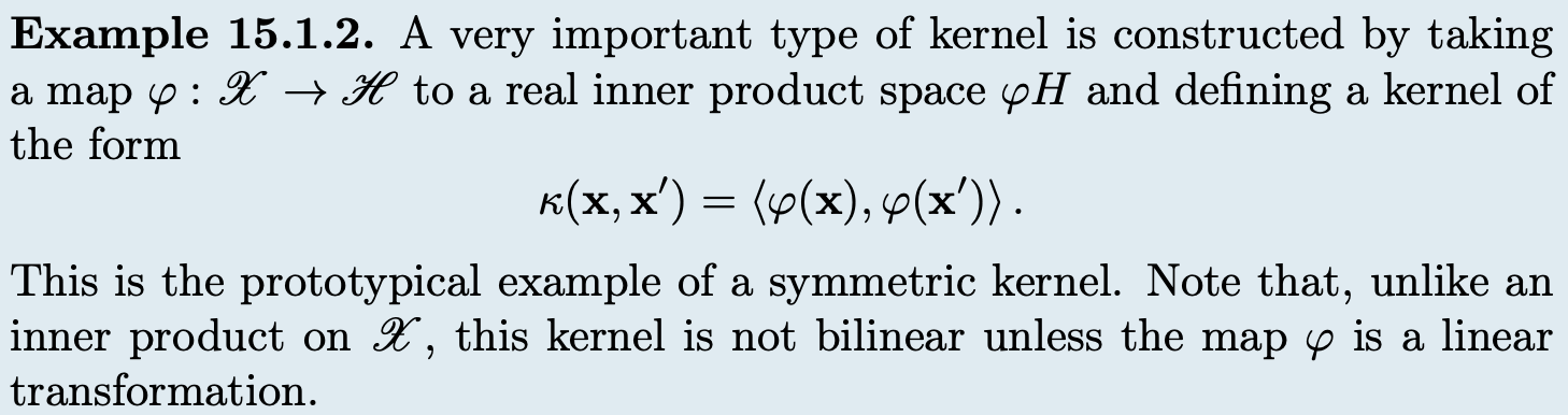 Solved Prove that the kernel defined in Example 15.1.2 is | Chegg.com