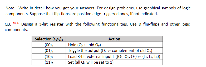 Solved Note: Write in detail how you got your answers. For | Chegg.com