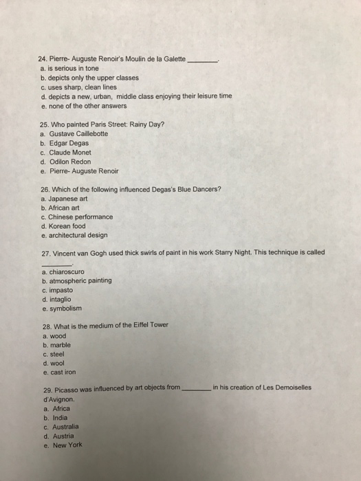 Solved Intro to Visual Arts Book = Gateways to Art - | Chegg.com