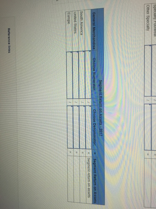 Solved Exercise 7-11 Computing and analyzing segment return | Chegg.com