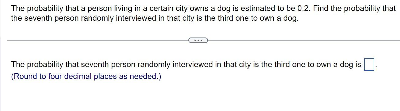 Solved The probability that a person living in a certain | Chegg.com