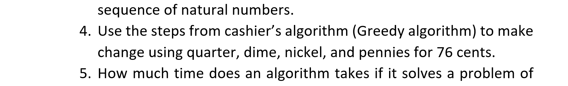 sequence of natural numbers. 4. Use the steps from | Chegg.com