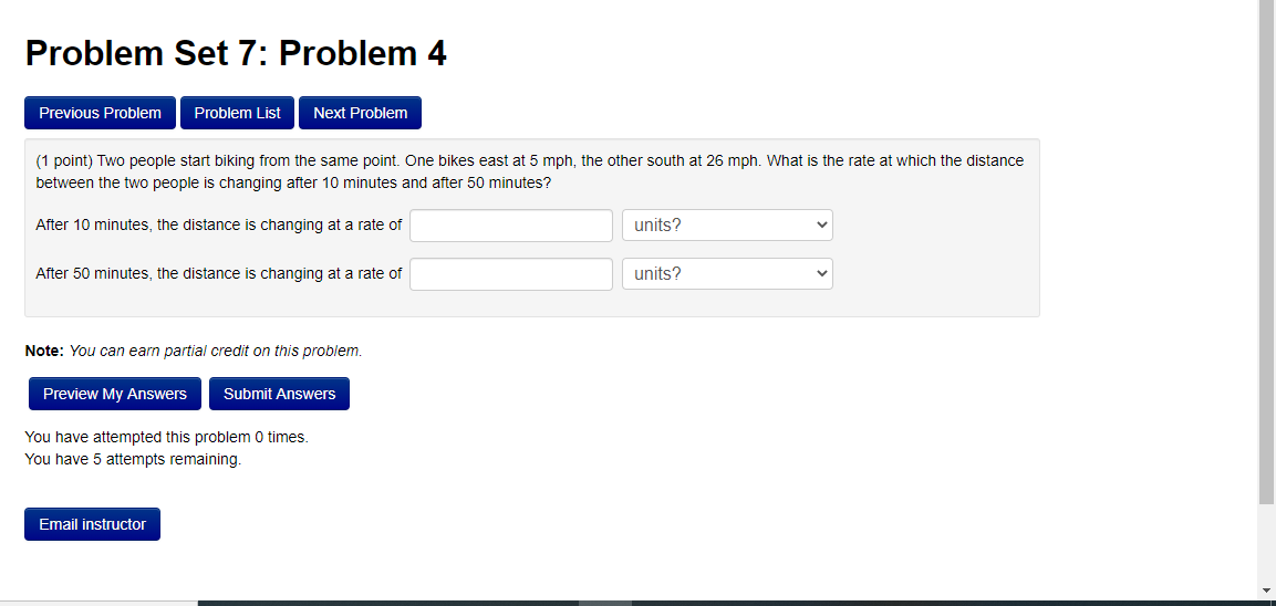 Solved Problem Set 7: Problem 4 Previous Problem Problem | Chegg.com