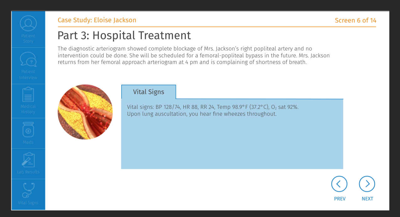Case Study: Eloise Jackson Screen 7 of 14 Patient | Chegg.com