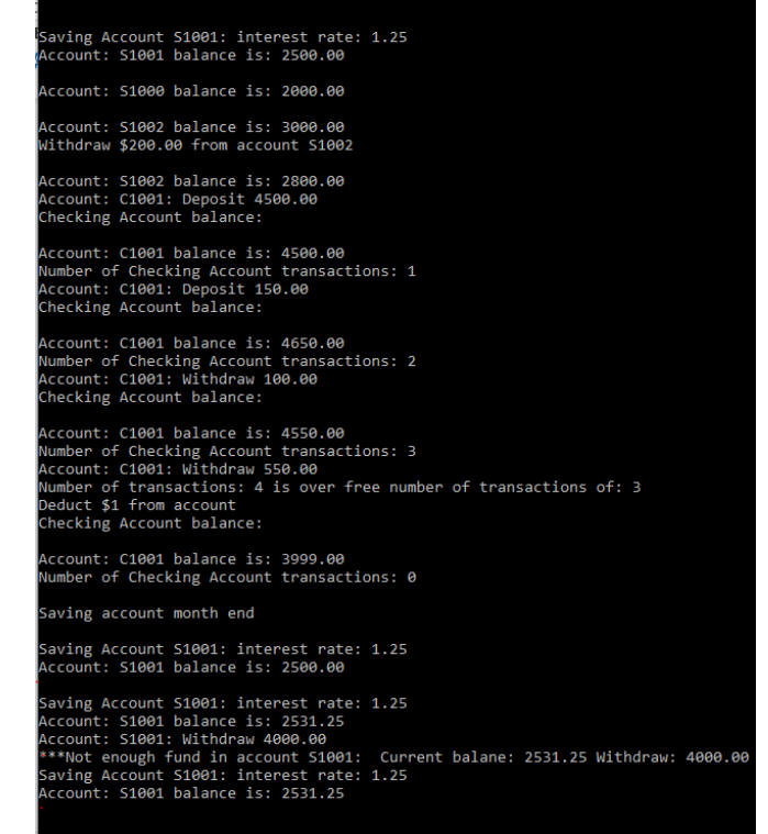 Solved 1. Define a class BankAccount which contains the | Chegg.com