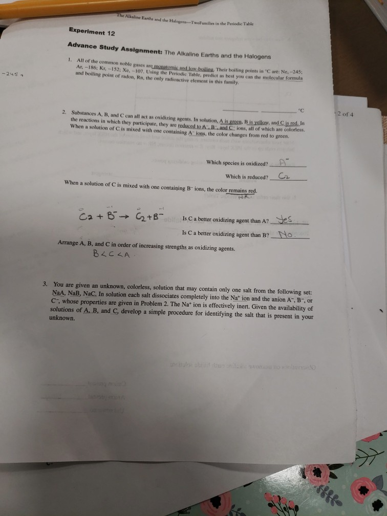 Solved You are given an unknown, colorless, solution that | Chegg.com