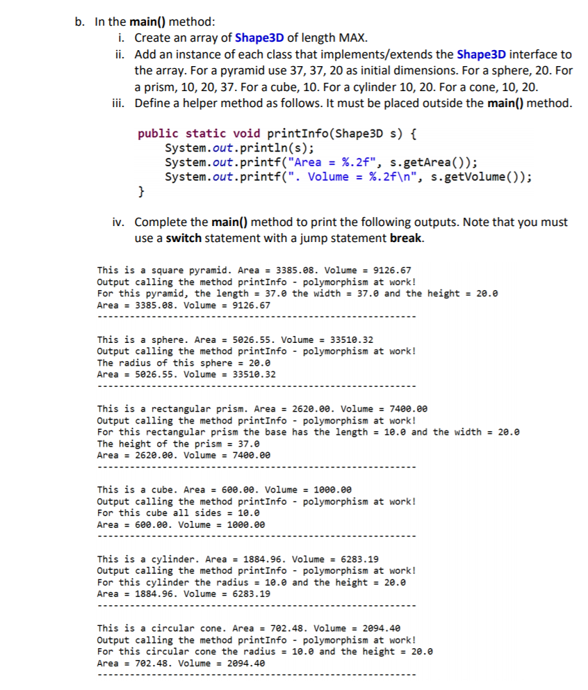 1. Consider the following inheritance tree: interface | Chegg.com
