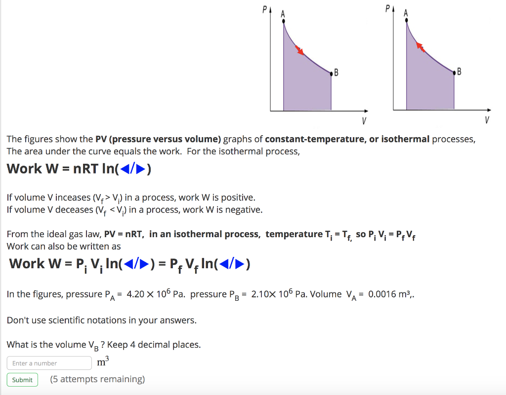 Solved P4 P V V The figures show the PV (pressure versus | Chegg.com