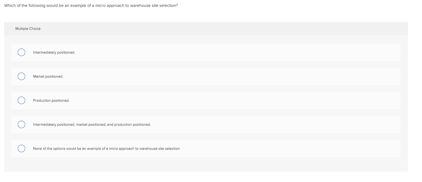Solved Which of the following would be an example of a micro | Chegg.com