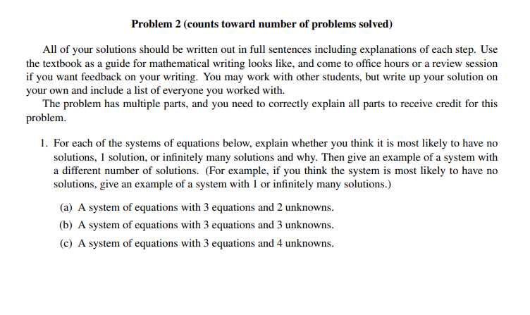 Solved Problem 2 (counts toward number of problems solved) | Chegg.com
