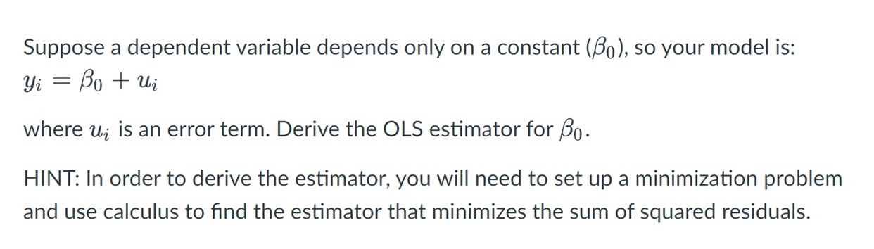 Solved Suppose a dependent variable depends only on a | Chegg.com