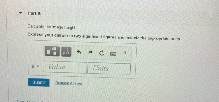 Solved Review Part A A 2 1-cm-tall object is 34 cm in | Chegg.com