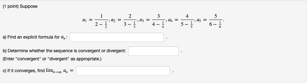 Solved (1 point) | Chegg.com