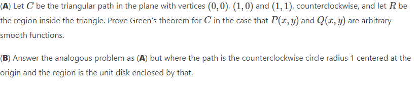 Solved (A) Let C be the triangular path in the plane with | Chegg.com