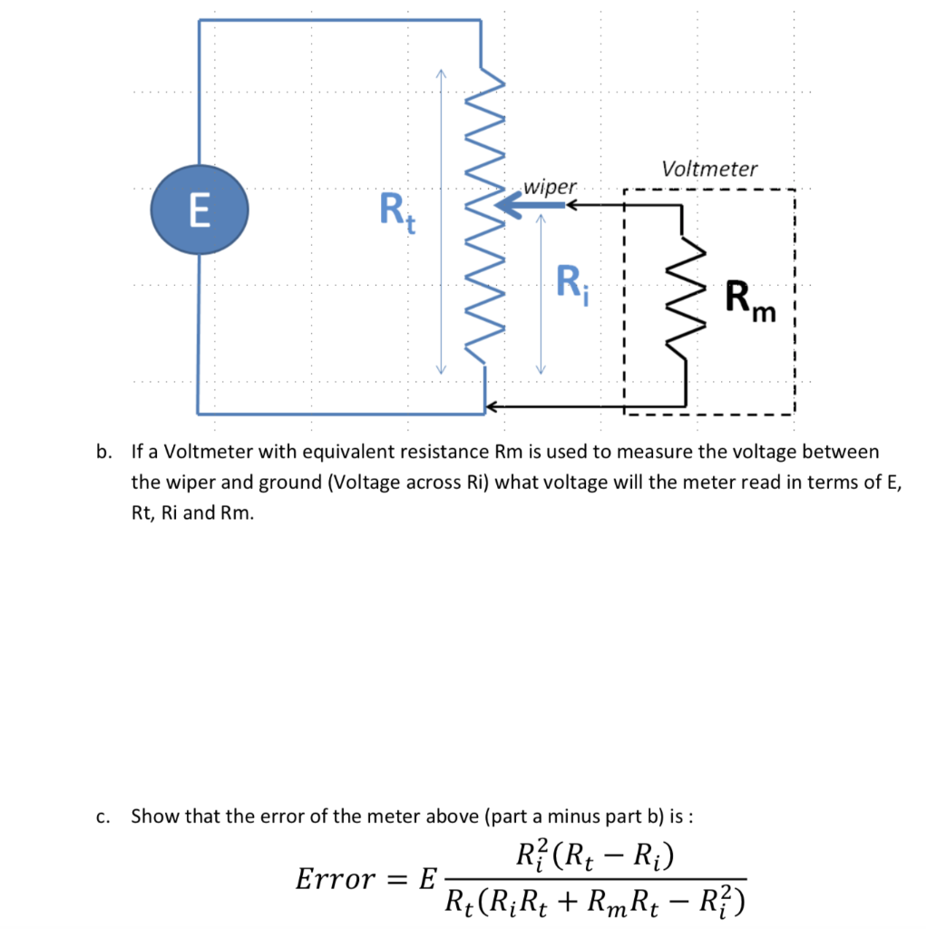Solved 5. A potentiometer is type of variable resistor. It | Chegg.com