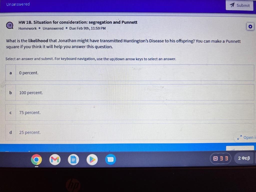 Solved HW 1B. Situation for consideration: segregation and | Chegg.com