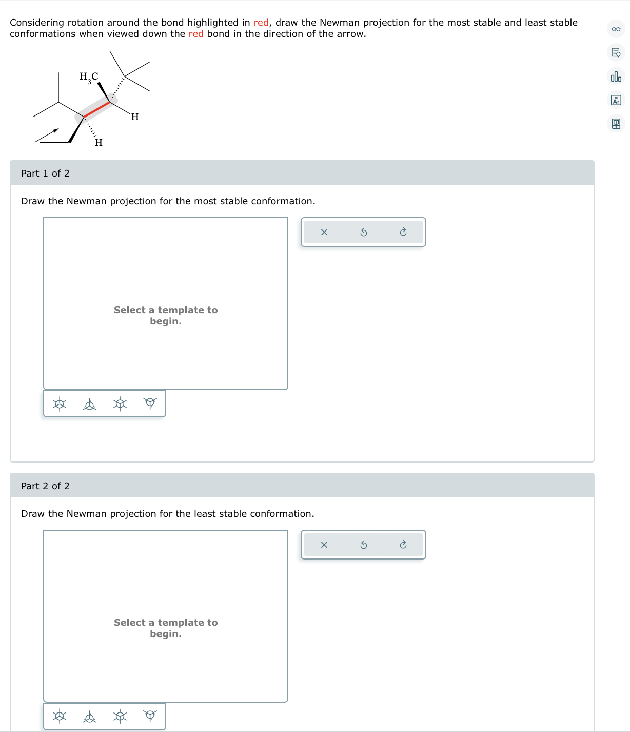 Solved Considering rotation around the bond highlighted in | Chegg.com