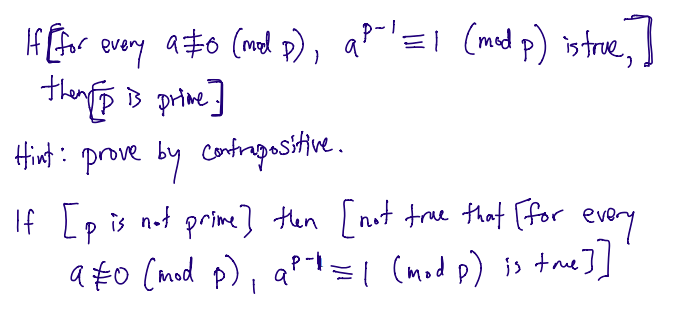 Solved 3. [8 pts] Prove that an integer p > 1 is prime if | Chegg.com