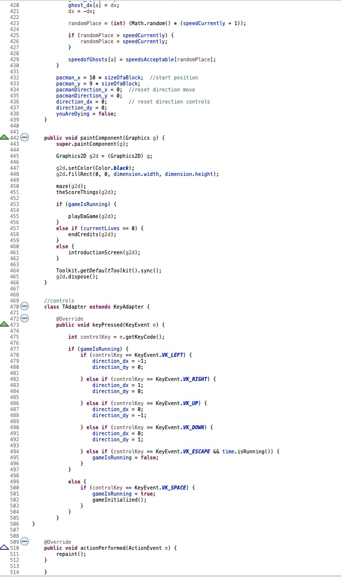 Solved 1 package examplePacman; 2 + import java.awt.*;8 11 | Chegg.com