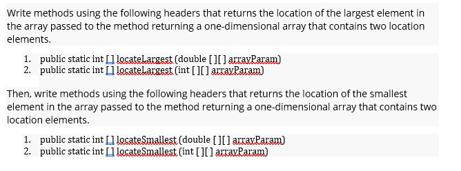 Solved I think I have the four methods done for this | Chegg.com