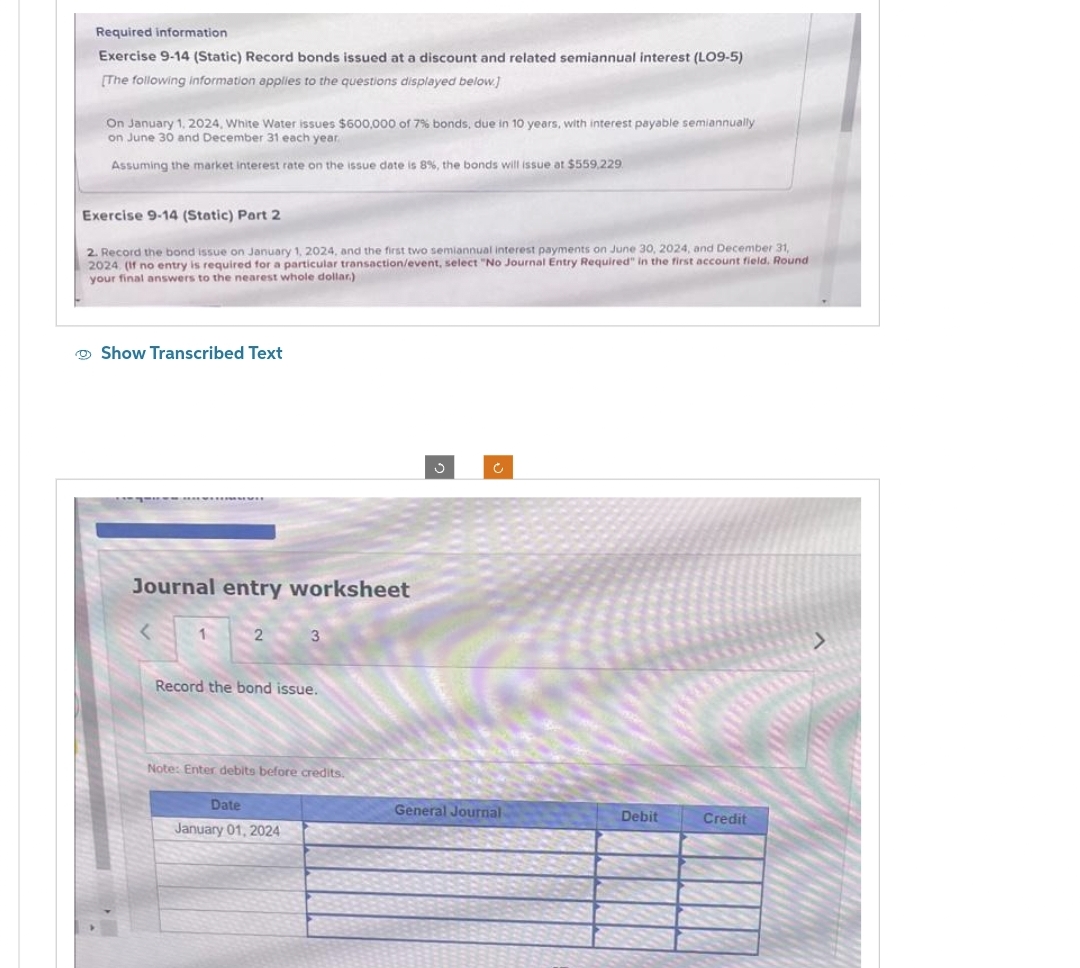 Solved Required information Journal entry worksheet12Record | Chegg.com