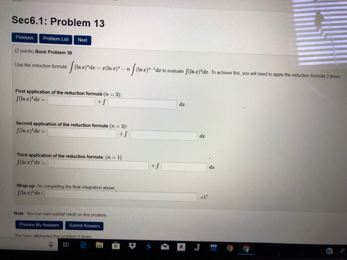 Solved Sec6.1: Problem 13 Previous Problem List Next (2 | Chegg.com