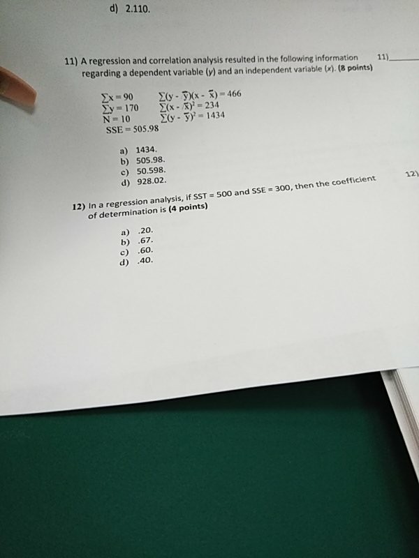 number 11 please | Chegg.com