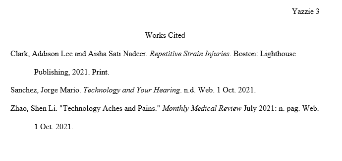 Microsoft Word 2019 Module Three: Creating a Research | Chegg.com