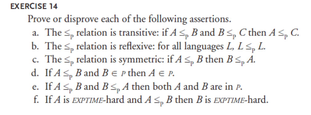 Exercise 14 Prove Disprove Following Assertions Sp Relation Transitive ... Exercise 14 Prove Disprove Following Assertions Sp Relation Transitive ...