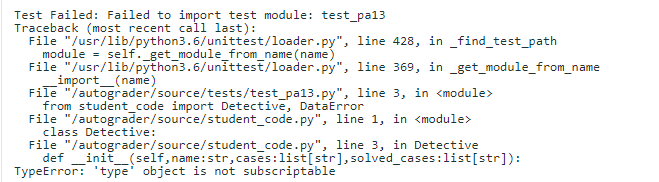 Solved python problem. class Detective: def | Chegg.com