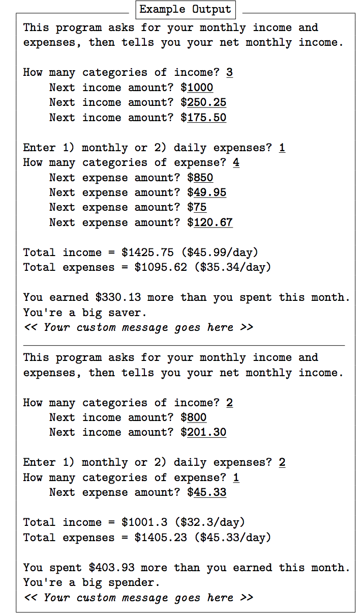 Solved 1 import java.util.*; 2 public class Budgeter { | Chegg.com