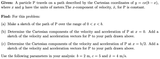 Solved Given: A particle P travels on a path described by | Chegg.com