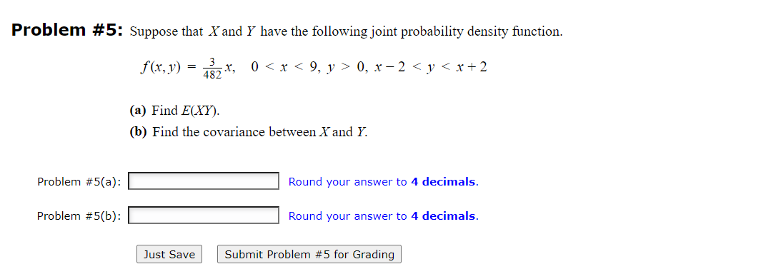 Solved Suppose that X and Y have the following joint | Chegg.com