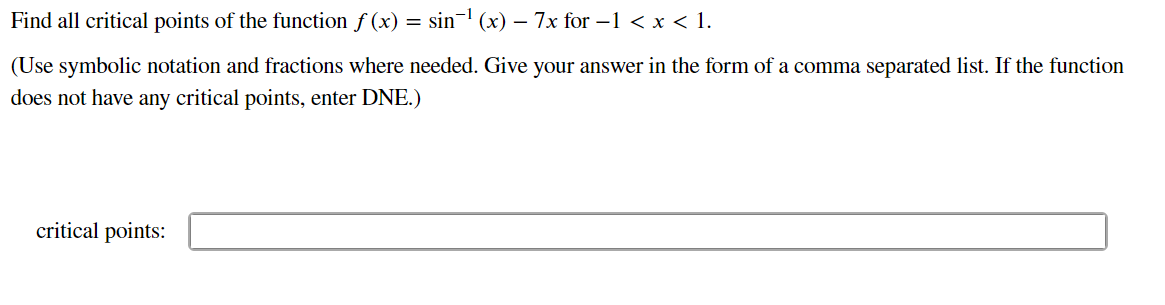 Solved Find all critical points of the function | Chegg.com