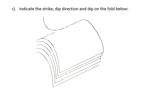 Solved a) Identify and label ten (10) fold elements. b) | Chegg.com