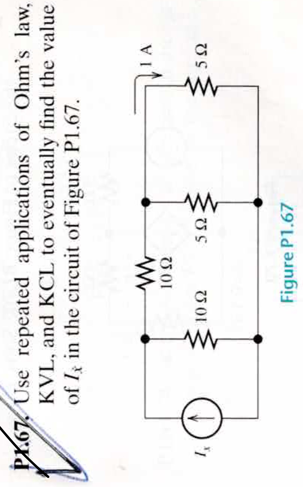 Solved 81.67. Use repeated applications of Ohm's law, KVL, | Chegg.com