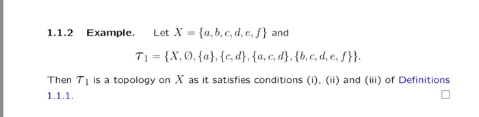 Solved 5. Let (X, T) be a topological space. A non-empty | Chegg.com
