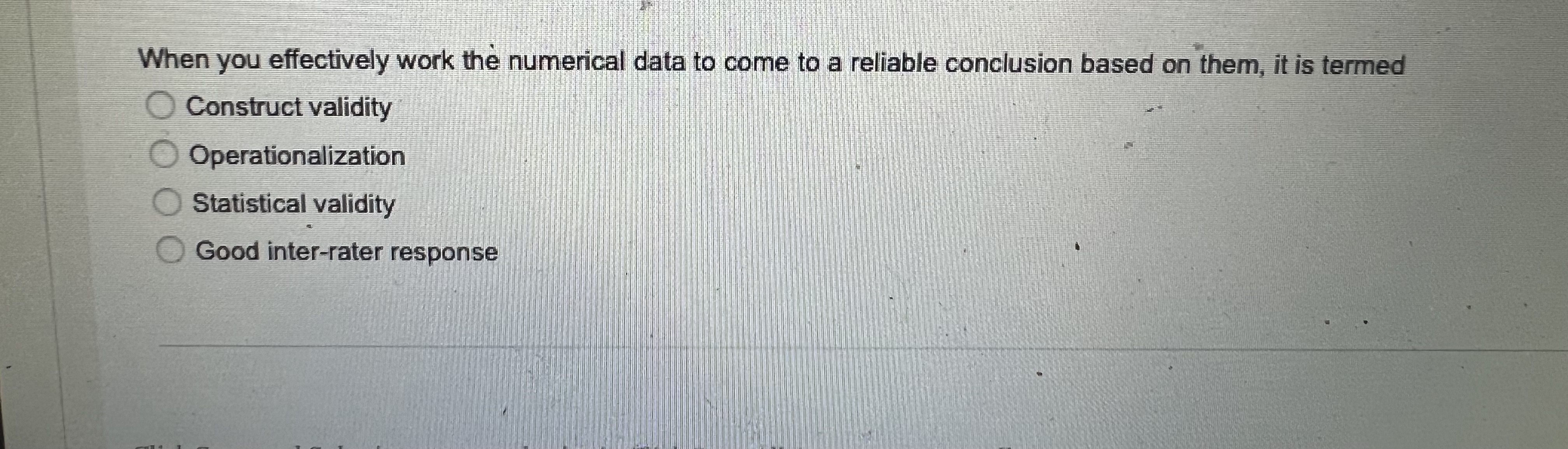 Solved QUESTION 5 When you effectively work the numerical | Chegg.com